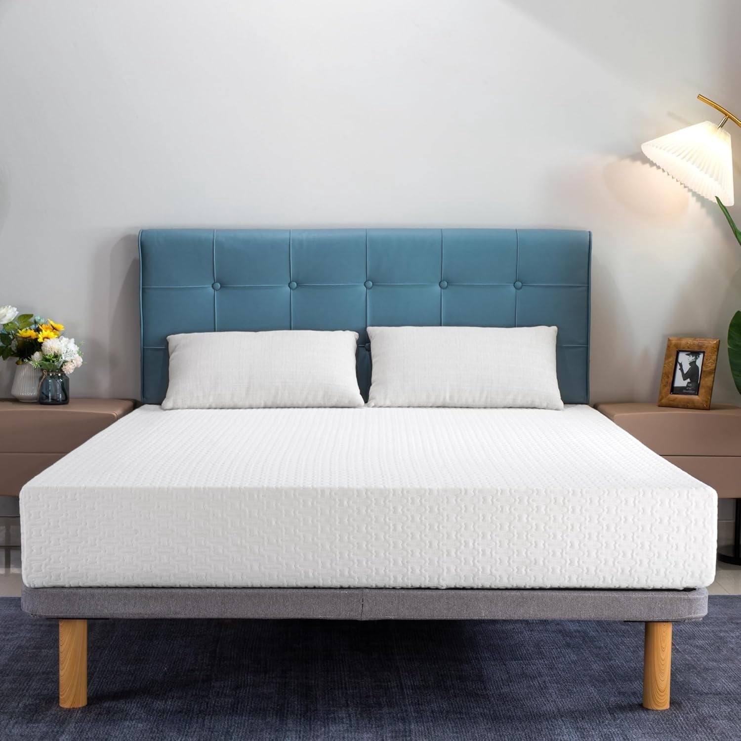 Planet Sleepings 8 inch King Memory Foam Mattress, Gel Foam Mattress ...