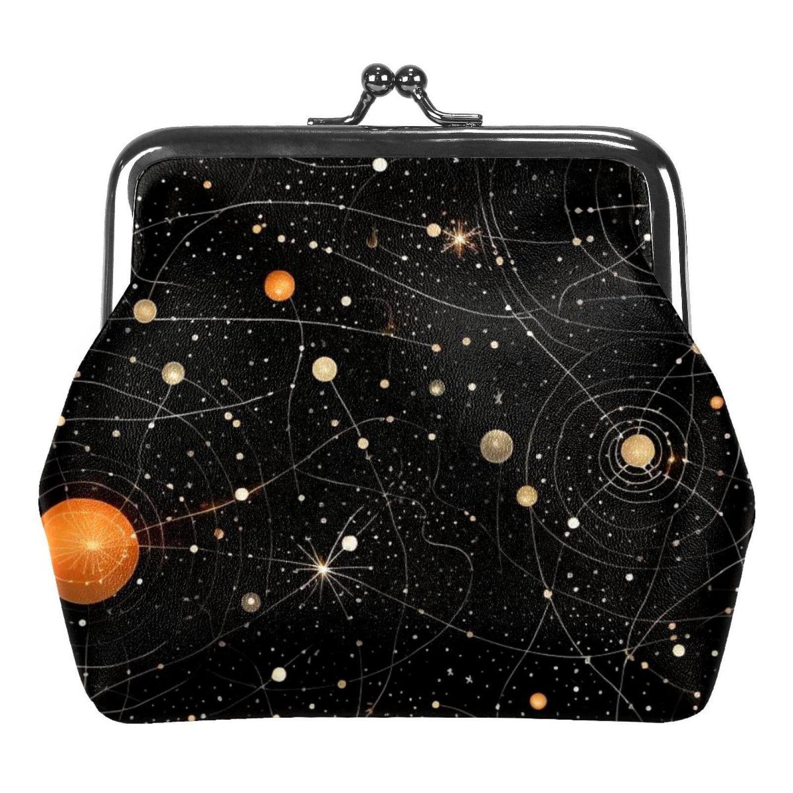 Planet Star Coin Purse Kiss Lock Change Purse Vintage Trinkets Pouch ...