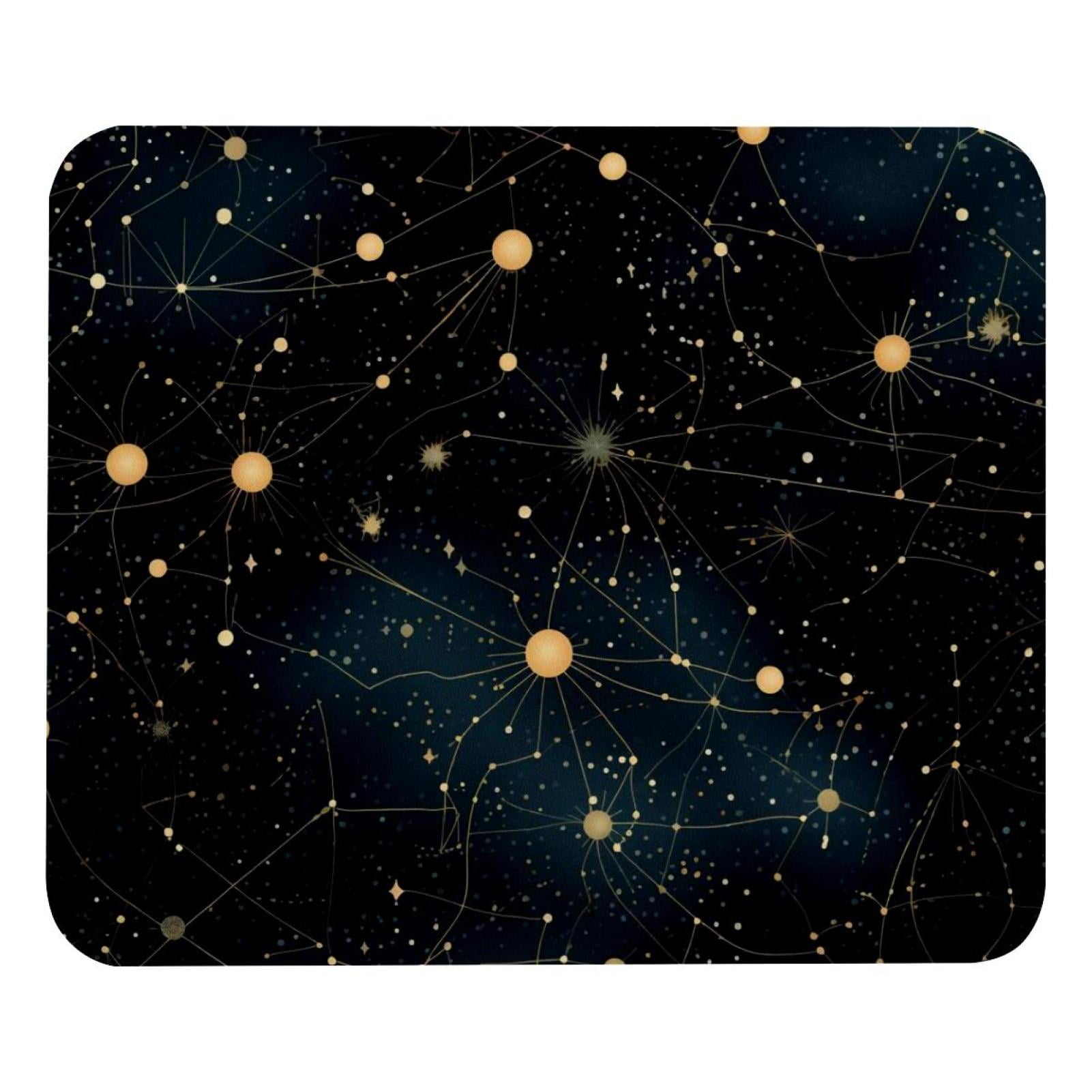 Planet Star Mouse Pad, Personality Design Rubber Base for Office Decor ...