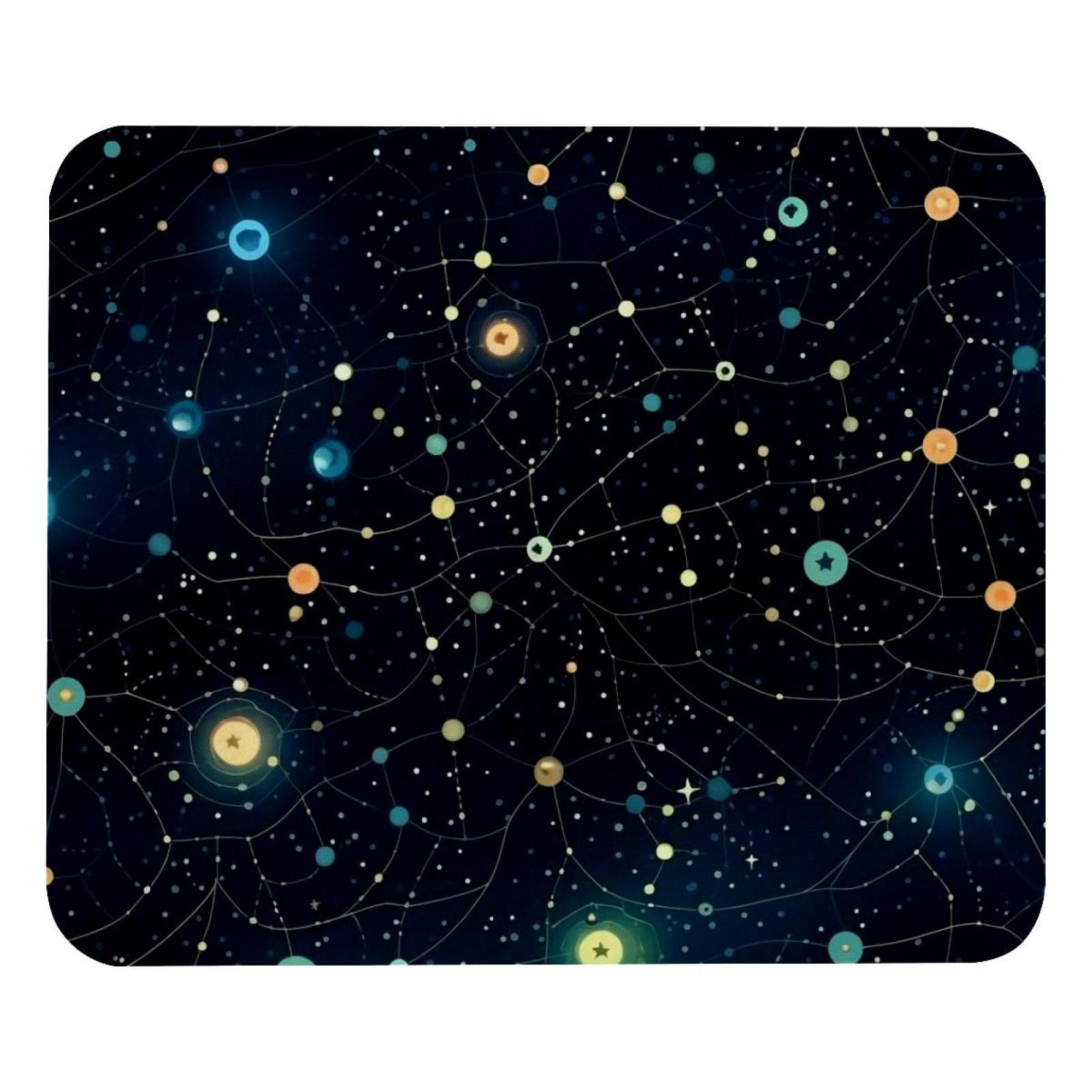Planet Star Mouse Pad, Personality Design Rubber Base for Office Decor ...