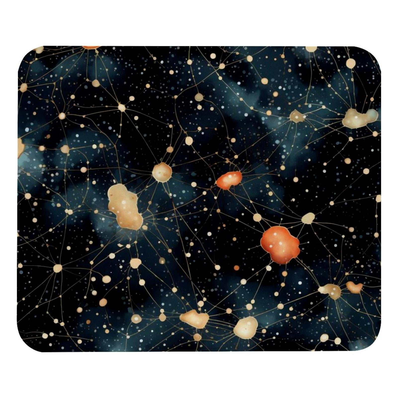 Planet Star Mouse Pad, Personality Design Rubber Base for Office Decor ...