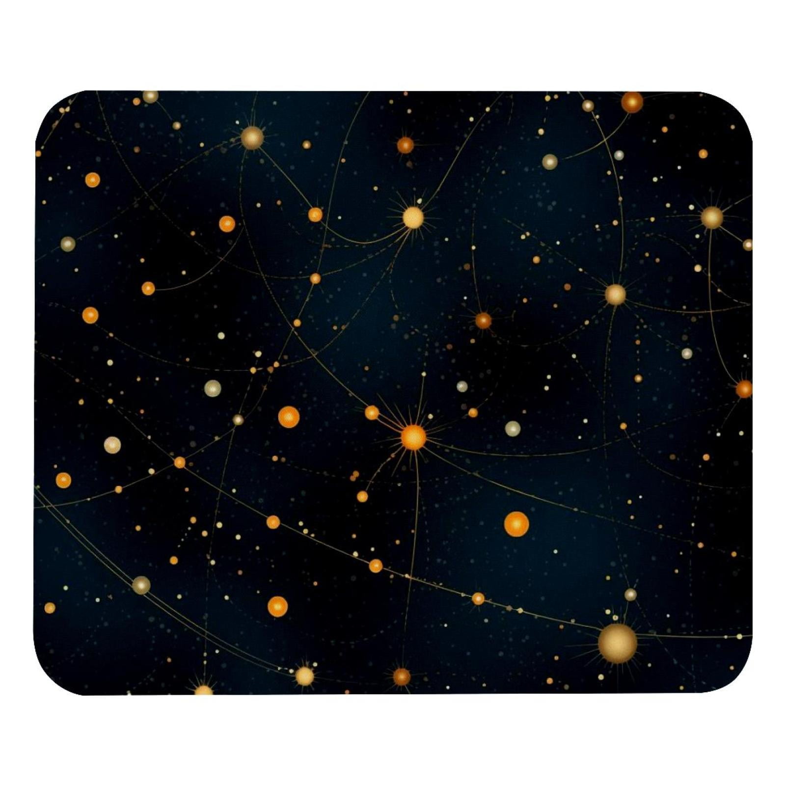 Planet Star Mouse Pad, Rubber Base Computer Mouse Pads for Wireless ...