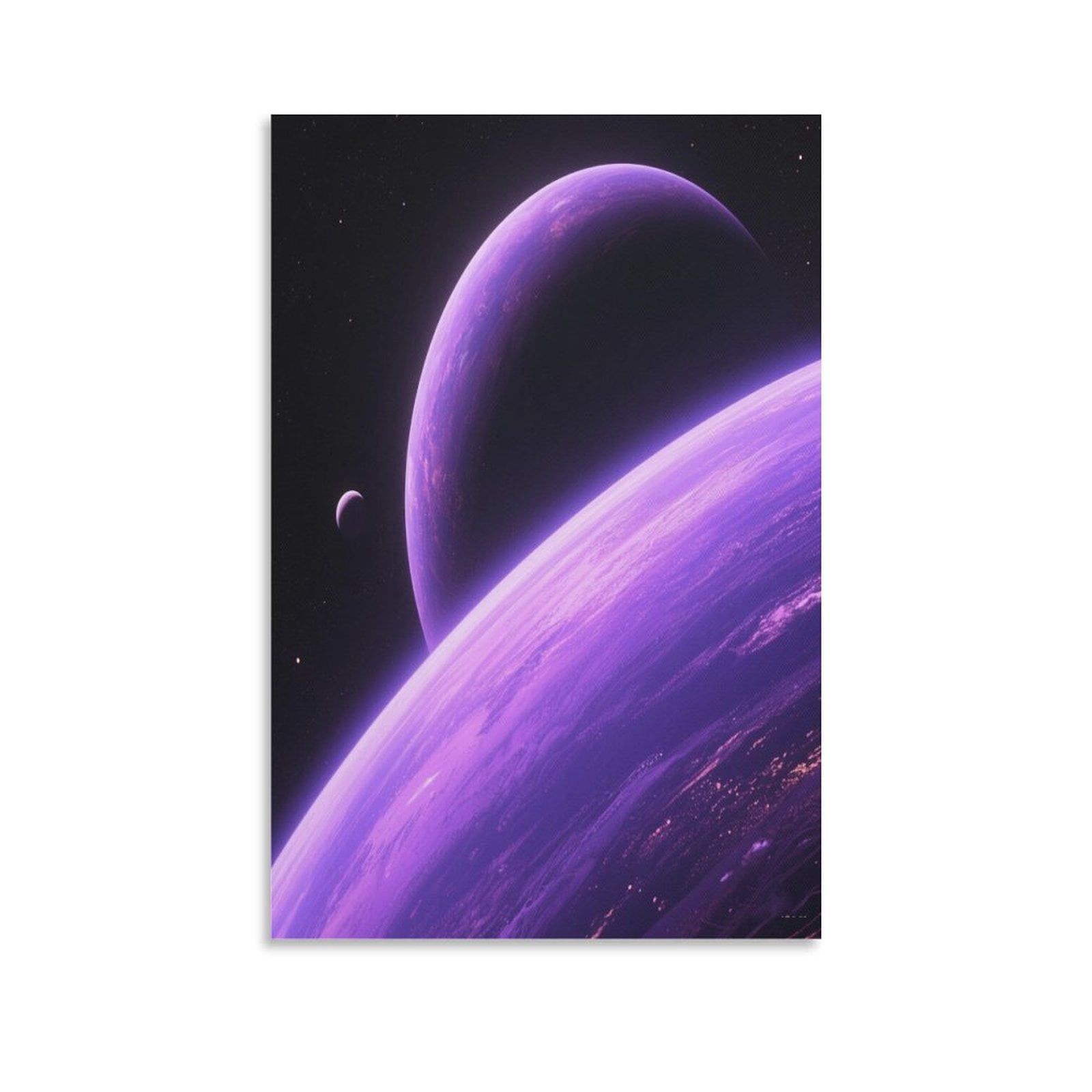 Planet Universe Galaxy Poster (3) Gifts Canvas Painting Poster Wall Art ...