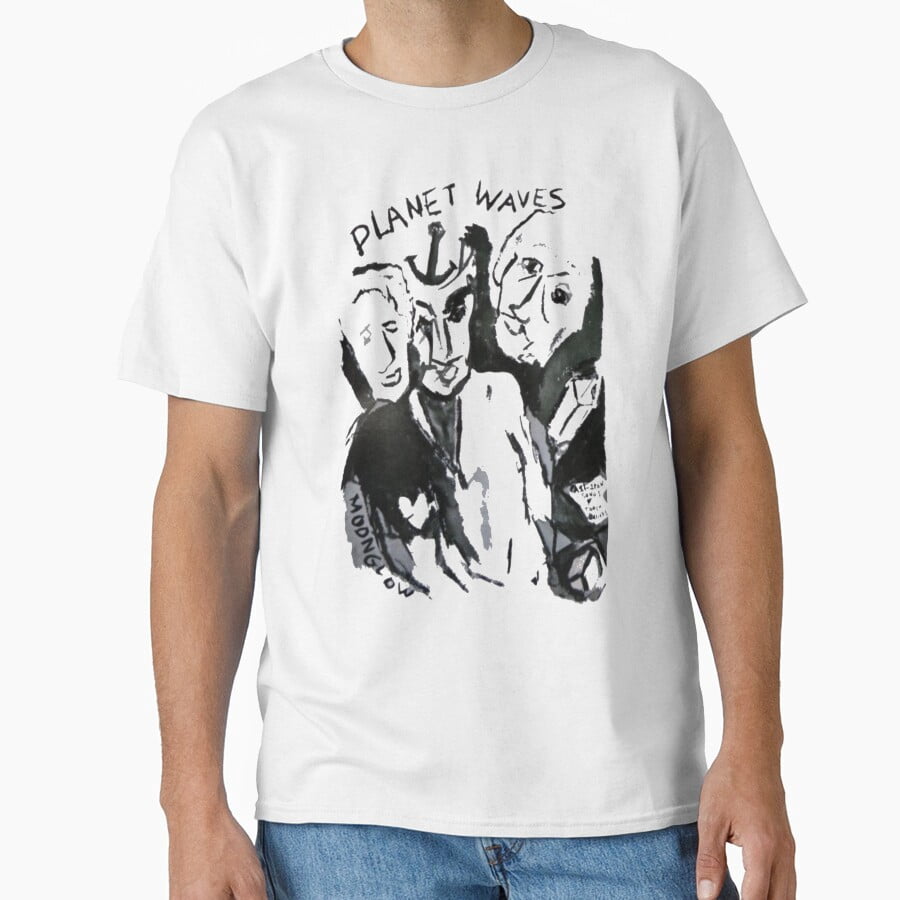 Planet Waves Band Folk Recording T-Shirt - Walmart.com