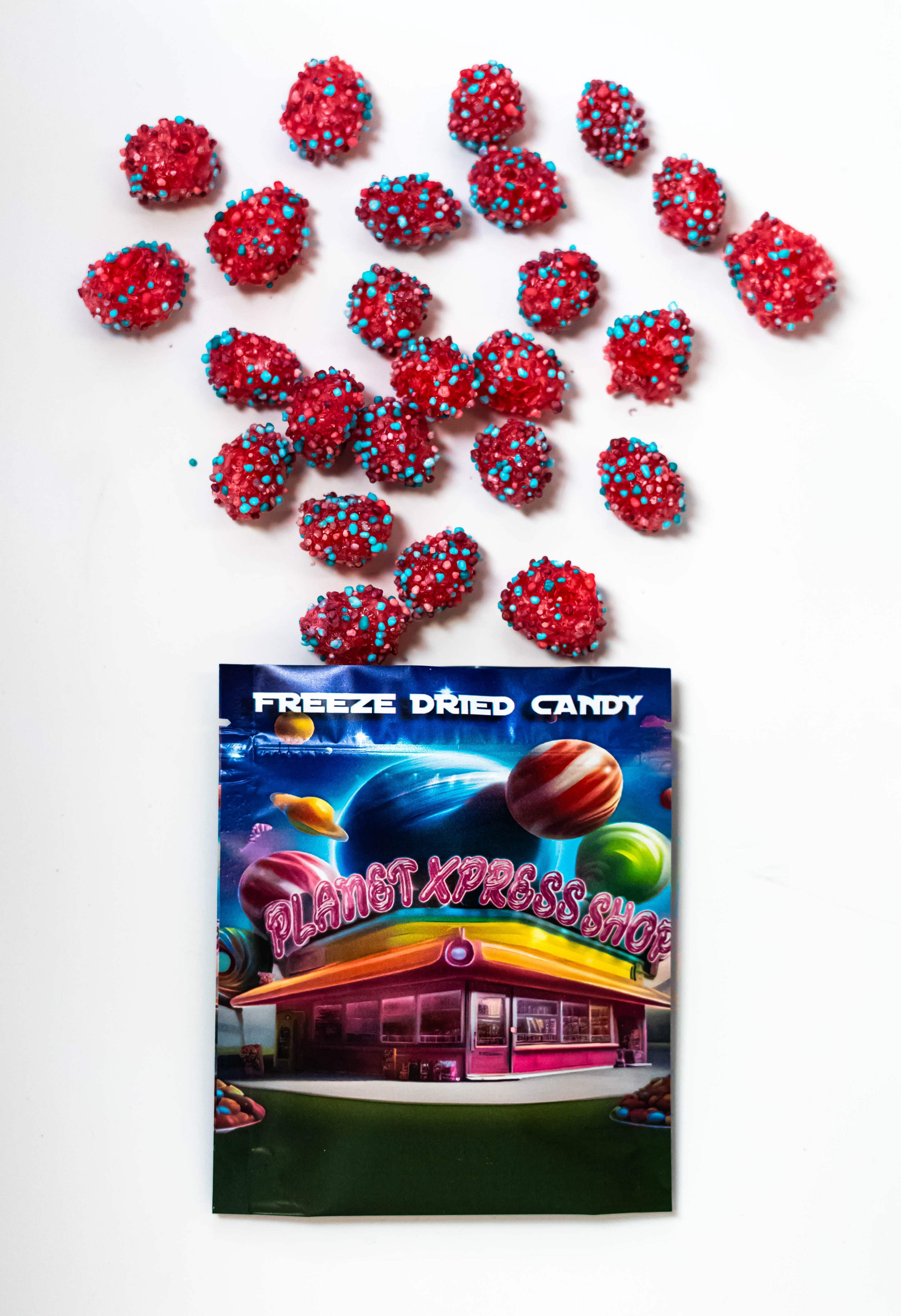 Planet Xpress Galaxy Clusters Freeze Dried Candy, Crunchy Flavorful ...