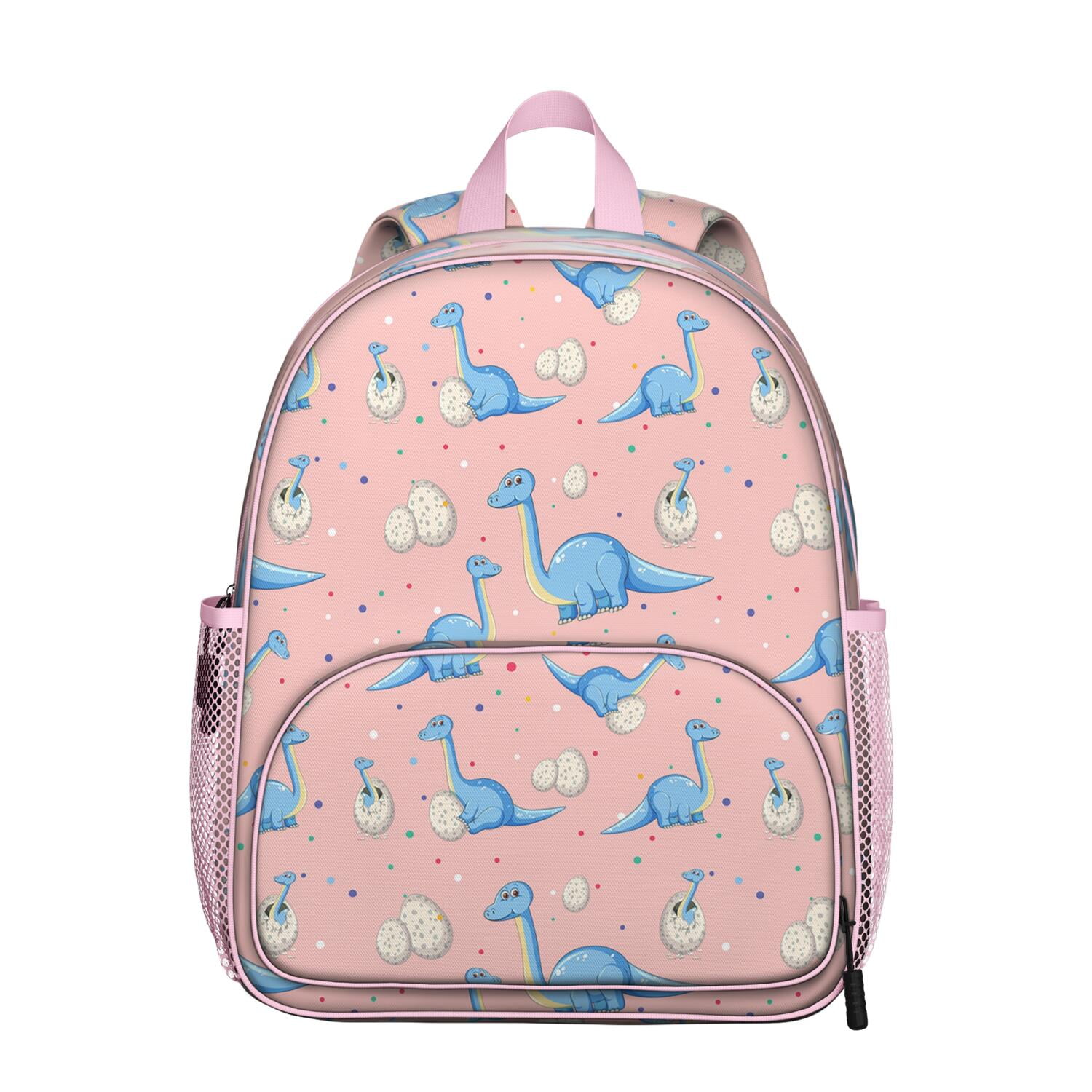 Planet and Dinosaur Student Backpack – Watercolor Cartoon Dino Design ...