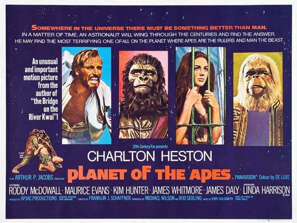 Planet of the Apes (1968) 30x40 Movie Poster (UK) - Walmart.com