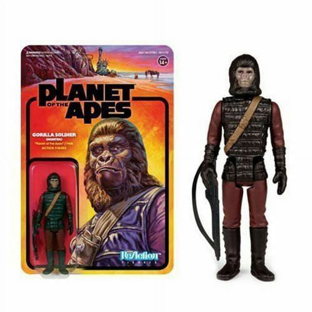 Planet of the Apes ReAction Figure - Ape Soldier 1 (Hunter) - Walmart.com