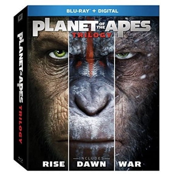 20th Century Studios Planet of the Apes Trilogy Blu-ray Collection ...