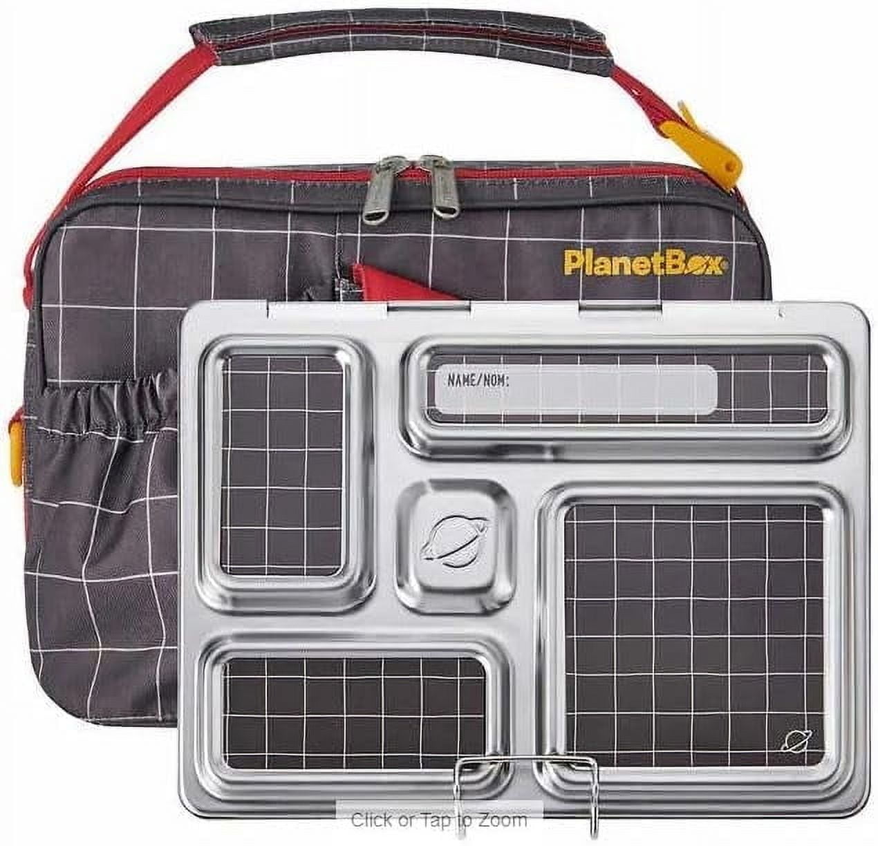 PlanetBox Rover Stainless Lunch Box Kit with Magnets and Carrying Case ...
