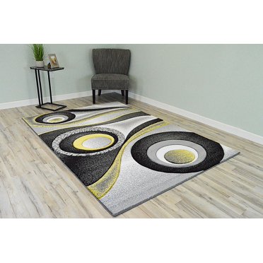 Flowers 2 Ft Round Throw Accent Area Rugs Floral Rose Flower Shaped Rug ...