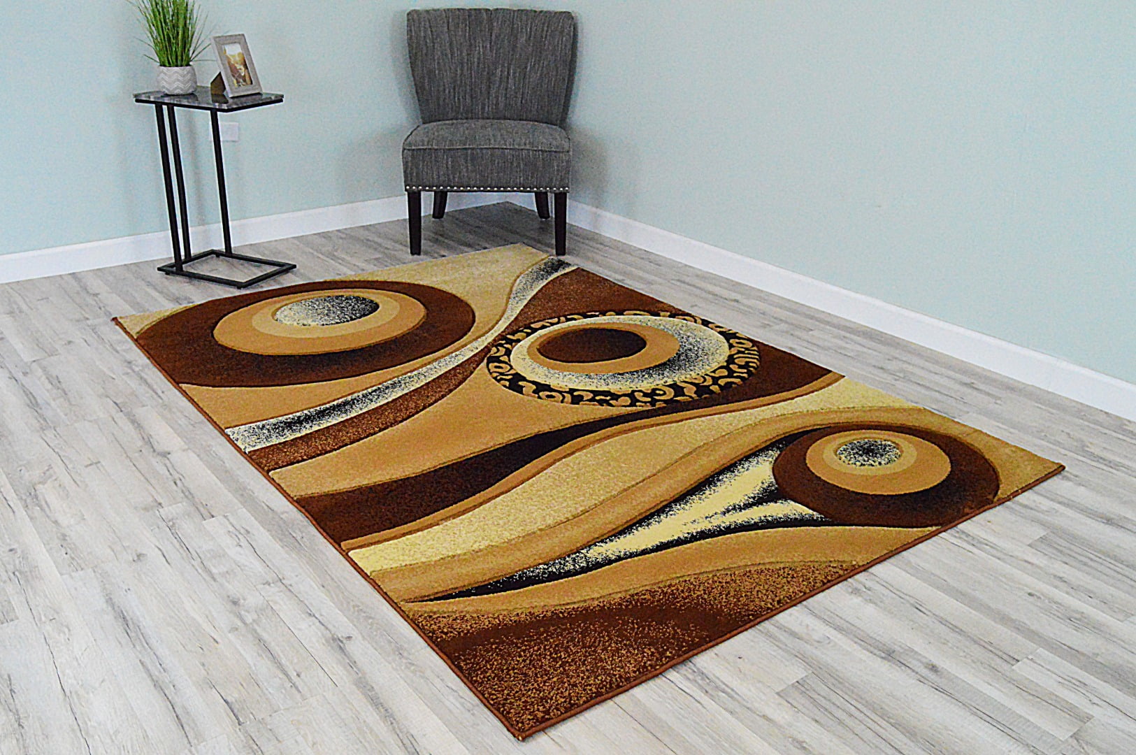 PlanetRugs Planet Rugs Premium 3D Thick Abstract Indoor Area Rug 1504 ...