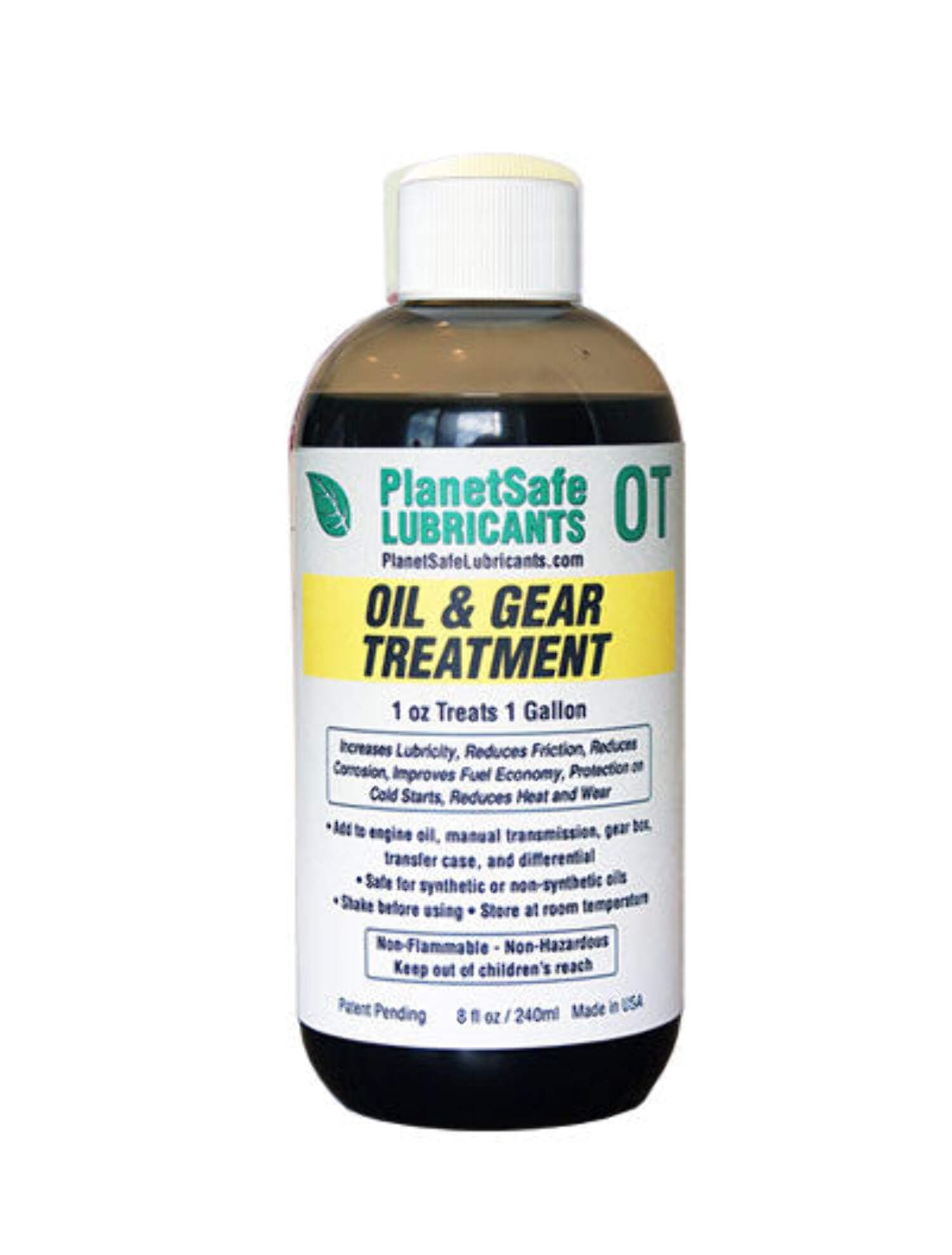 PlanetSafe OT Oil Treatment Machine & Tool Lubricant, 8 oz Bottle ...