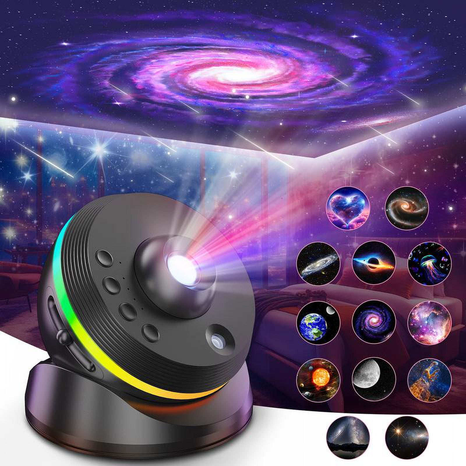 Planetarium Galaxy projector, 13 in 1 Star Projector Galaxy Light, 360 ...