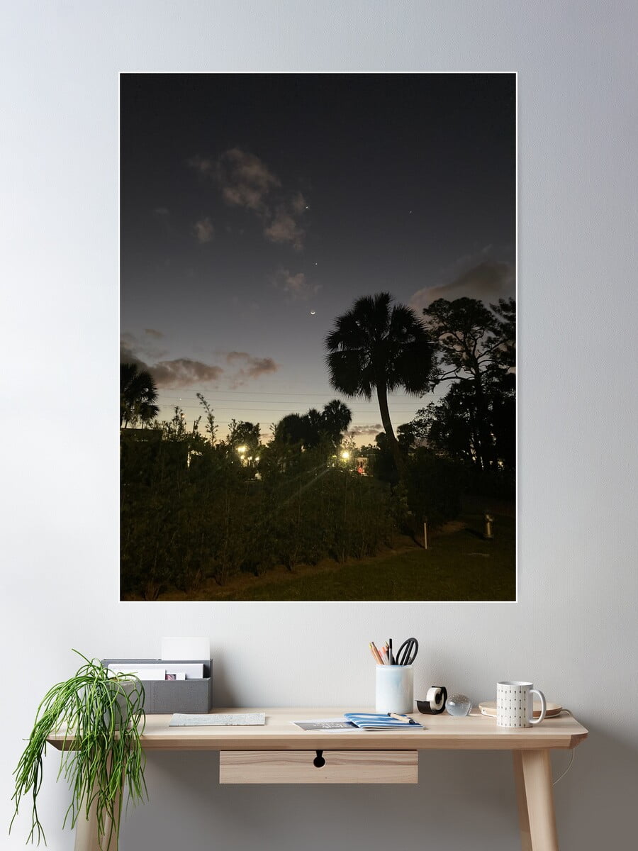 Planetary Alignment Poster Wall Art, Modern Wall Decor For Living Room ...