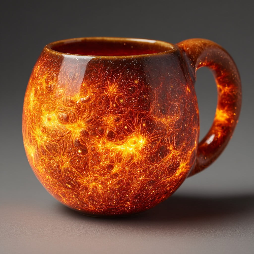 Planetary Ceramic Mug Collection, Space Themed Coffee Cups With Earth ...