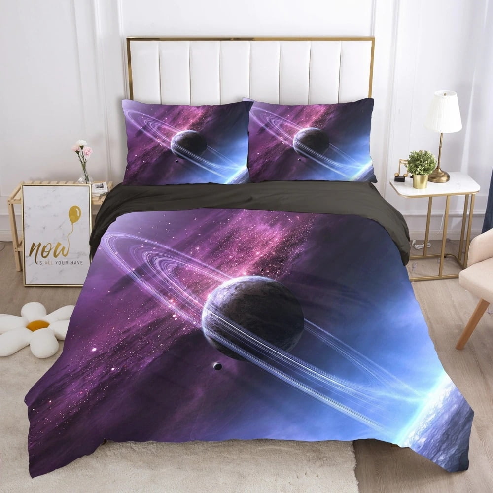 Planetary Duvet Cover Set for Adults Teens Luxury 3D Printed Mysterious ...