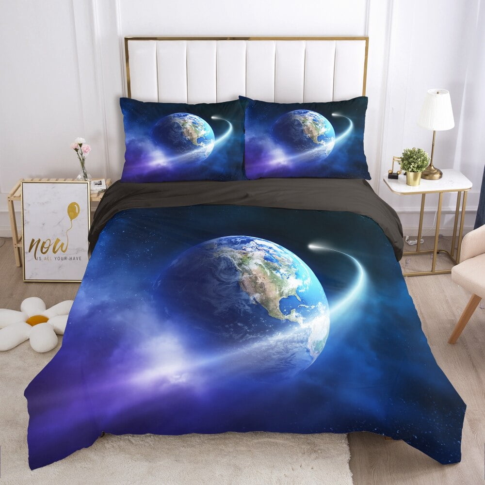 Planetary Duvet Cover Set for Adults Teens Luxury 3D Printed Mysterious ...