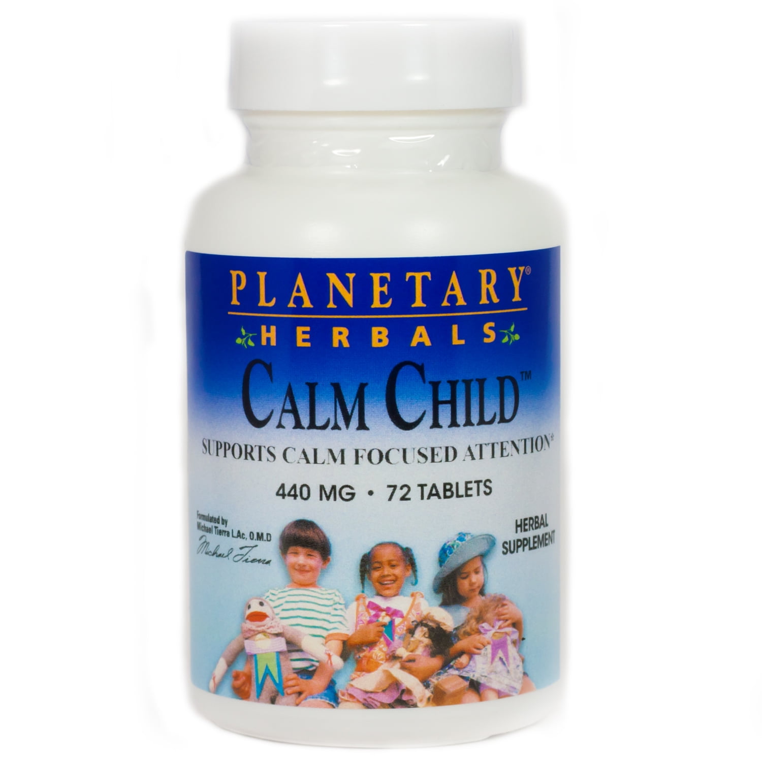 Planetary Herbals Calm Child Tablets, 432 mg, Herbal Supplement for ...