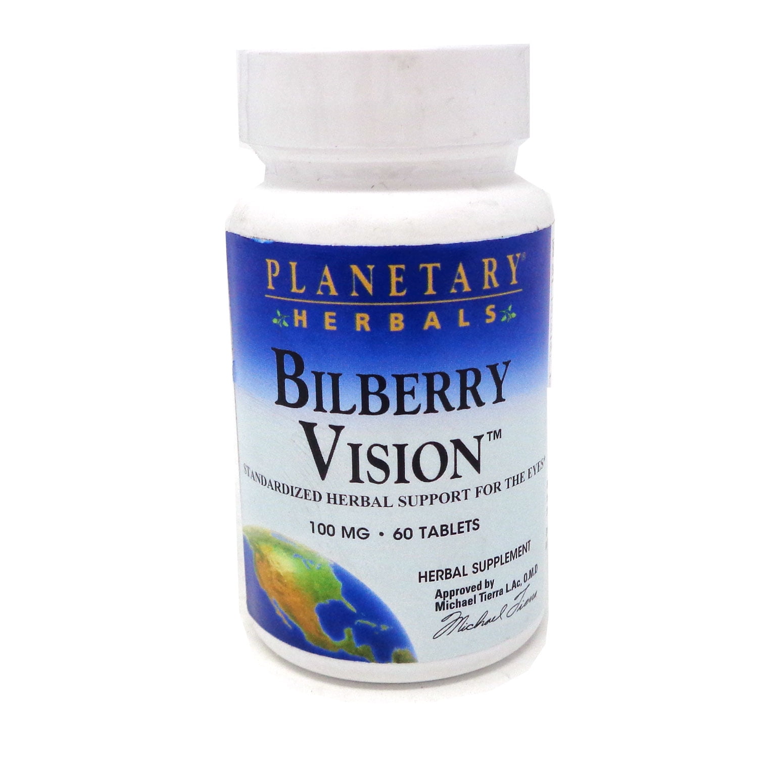 Planetary Herbals Bilberry Vision 60 Tablet - Walmart Business Supplies
