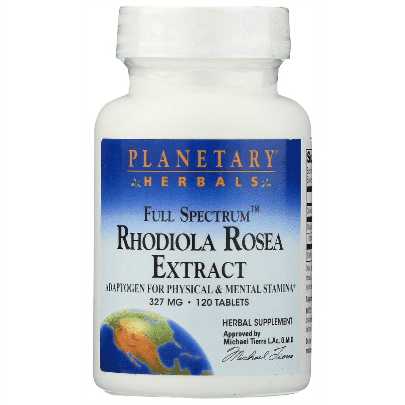 Planetary Herbals Full Spectrum Rhodiola Rosea Extract Tablets, 120 Ct ...