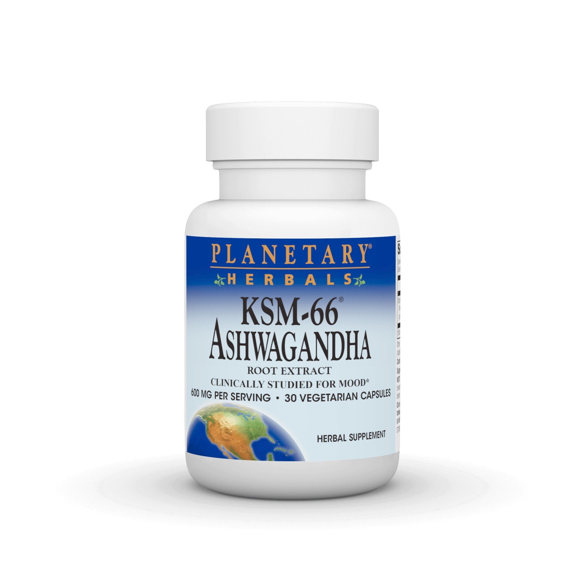 Planetary Herbals KSM-66 Ashwagandha 600 mg 30 VegCap - Walmart.com