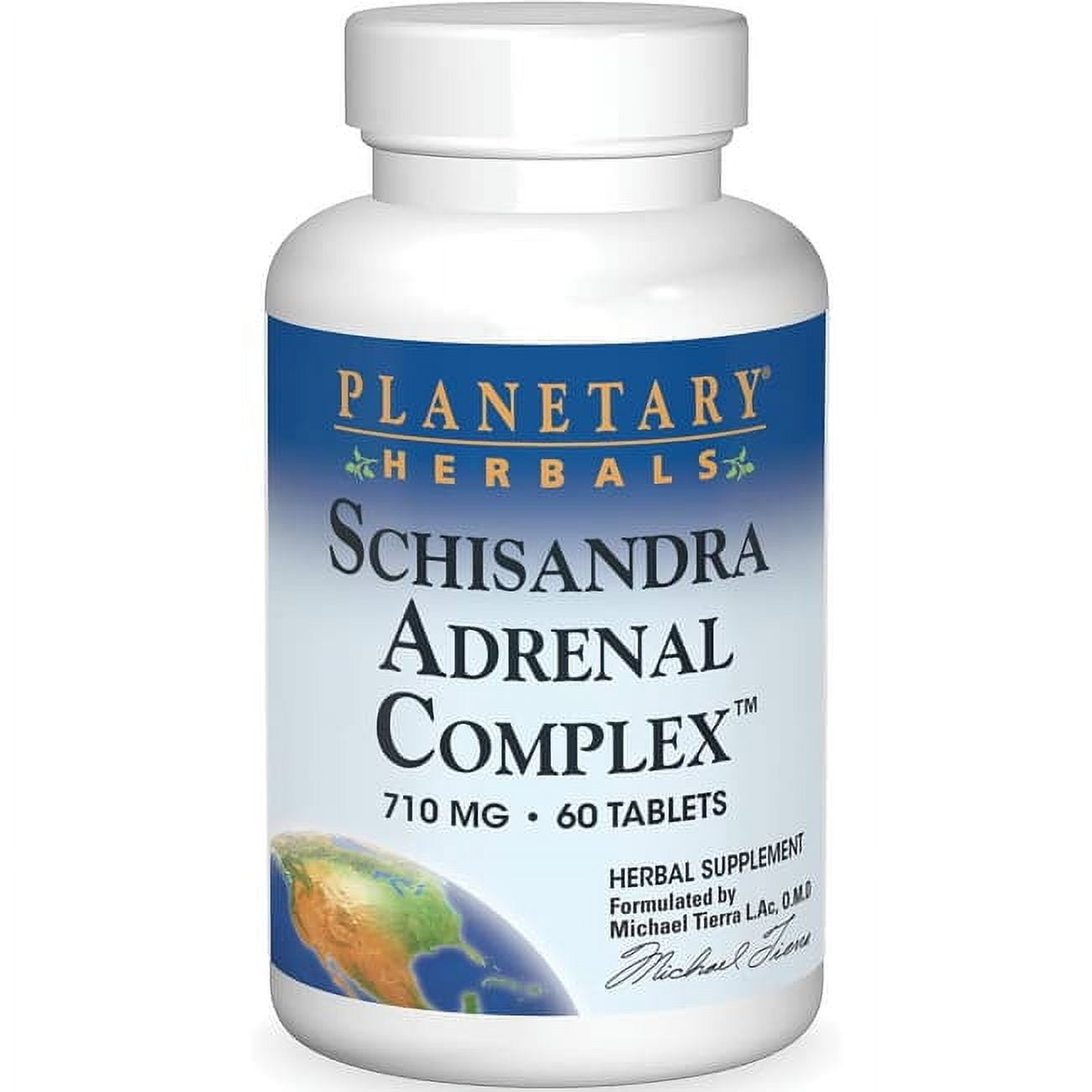 Planetary Herbals Schizandra Adrenal Support 60 Tablet - Walmart.com