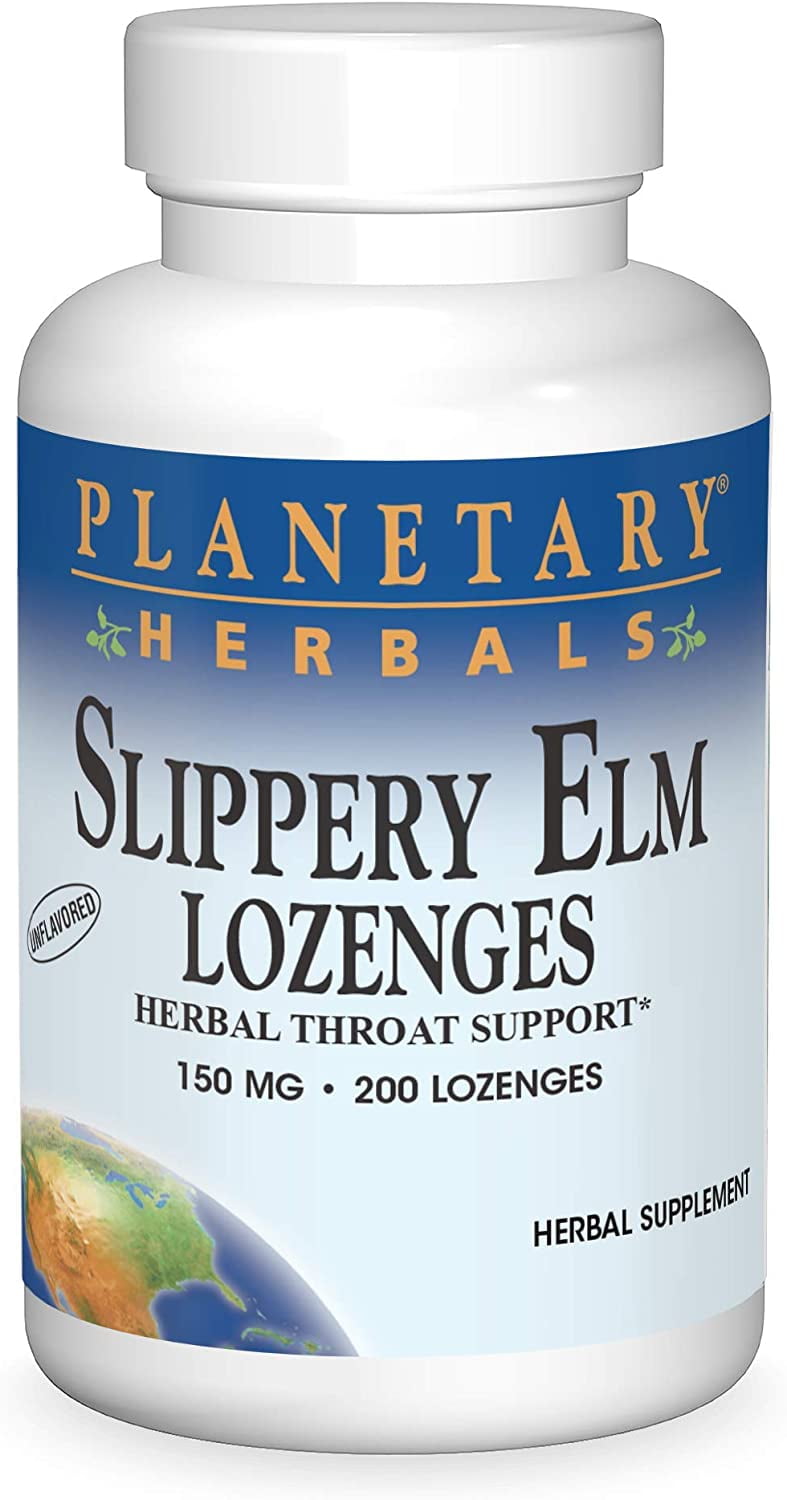 Planetary Herbals Slippery Elm Lozenges 150 mg 200 Lozenge - Walmart.com