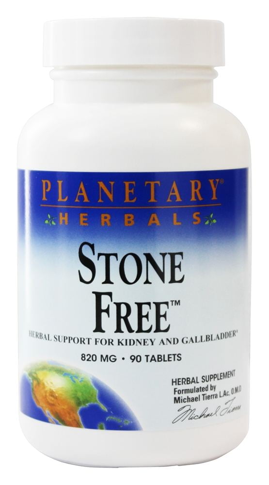 Planetary Herbals - Stone Free 820 mg. - 90 Tablets - Walmart.com