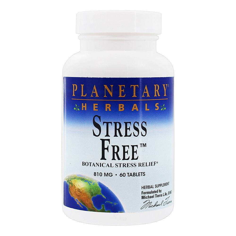 Planetary Herbals Stress Free Calm Formula 60 Tablet - Walmart.com