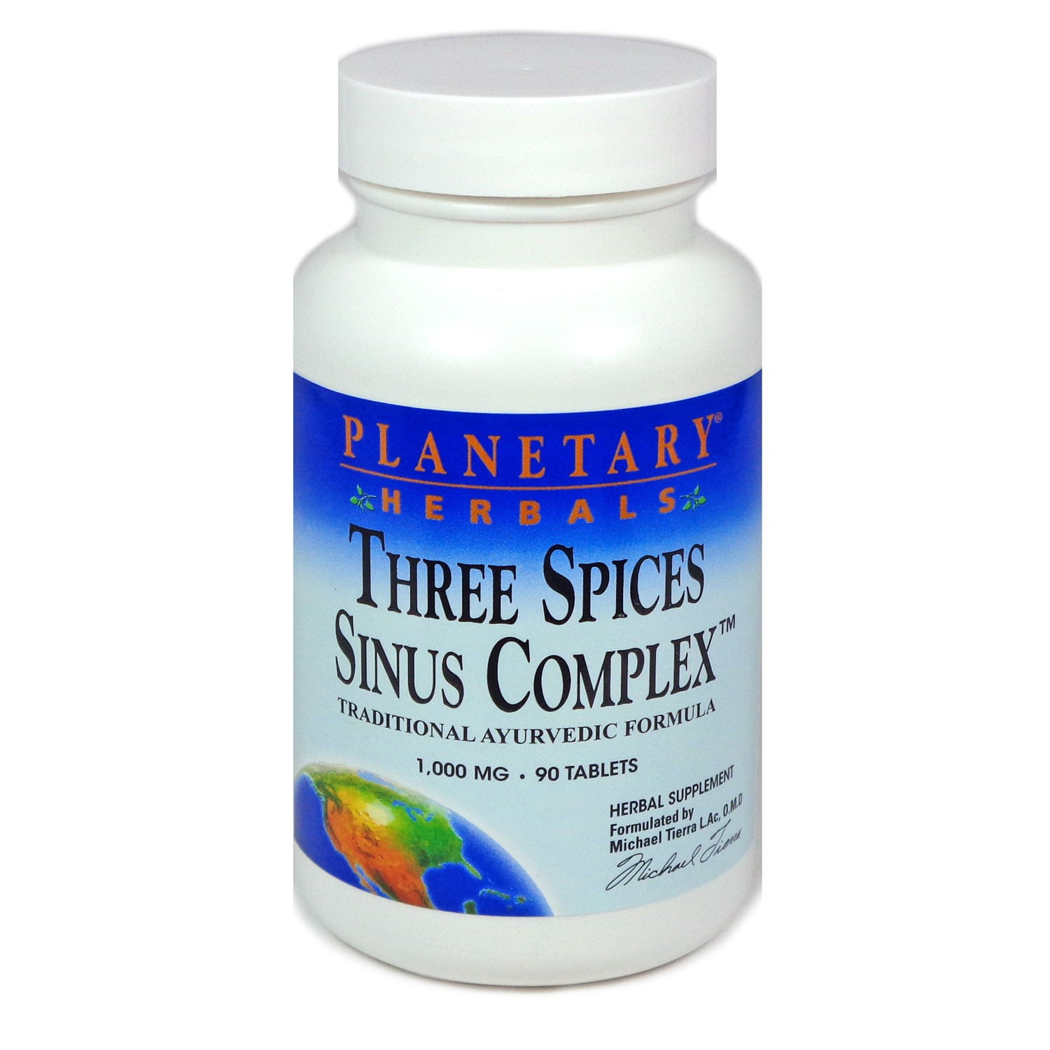 Planetary Herbals Three Spices Sinus Complex Tablets, 90 Ct - Walmart.com