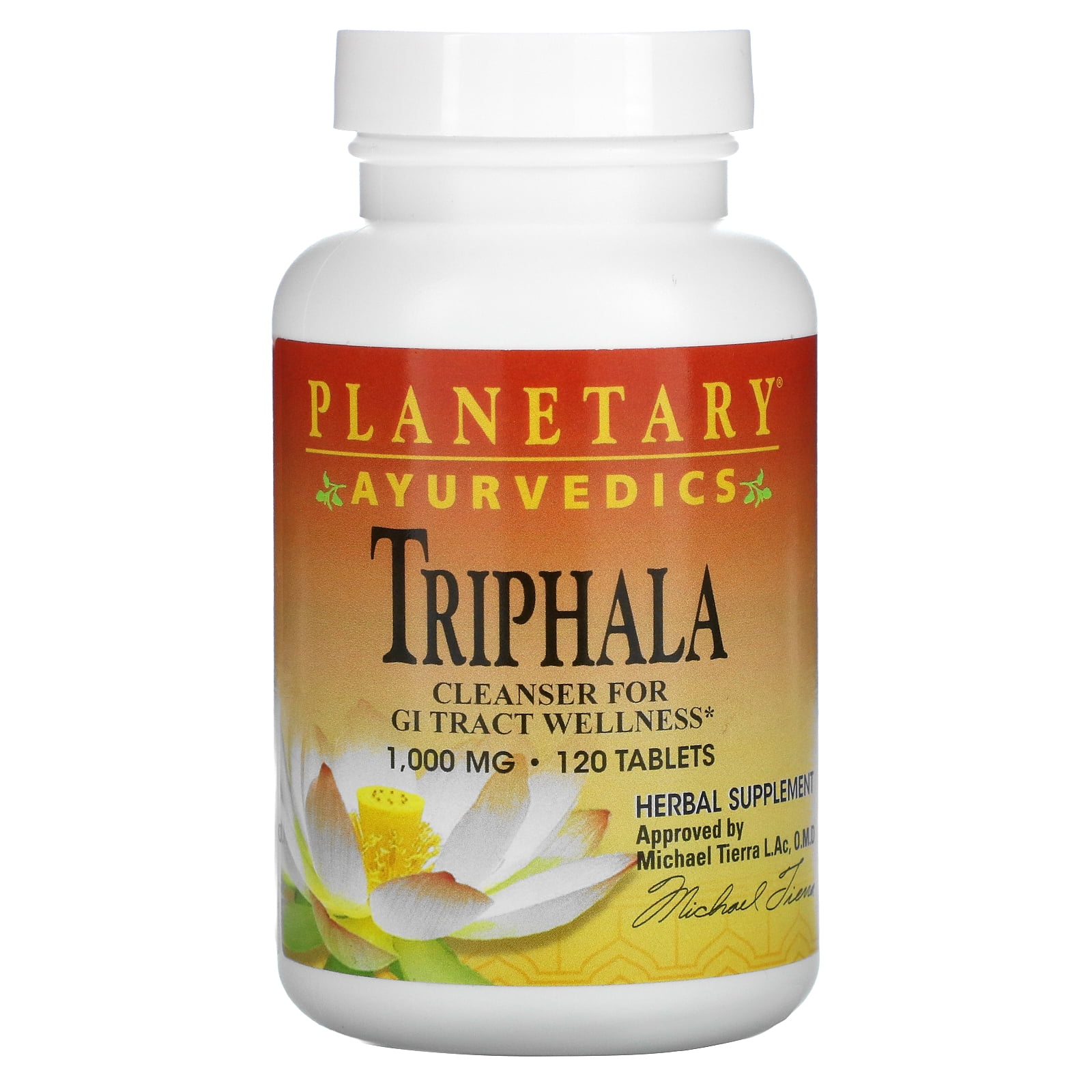 Planetary Herbals Triphala 1000 mg - Ayurveda Tradition, Digestive ...
