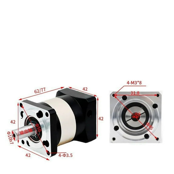 Planetary Reducer Right-angle Reducer With 130 Stepper Servo Brushless ...
