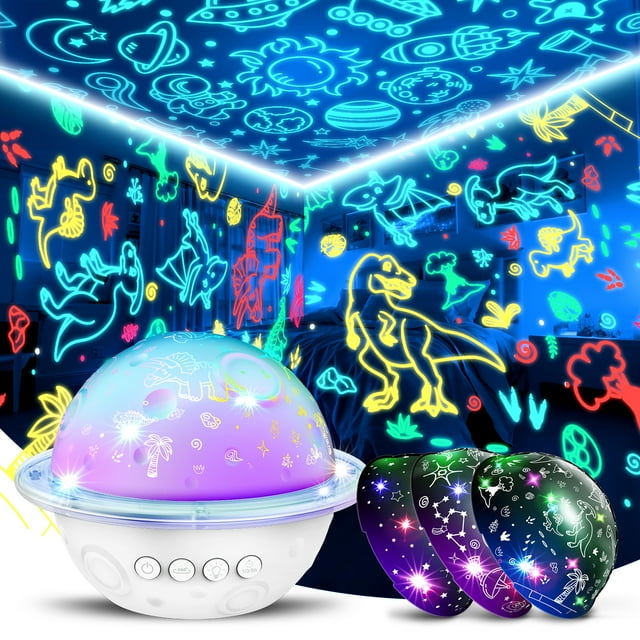 ATOPDREAM Planetary Star Projector Night Light for Kids, Projector ...