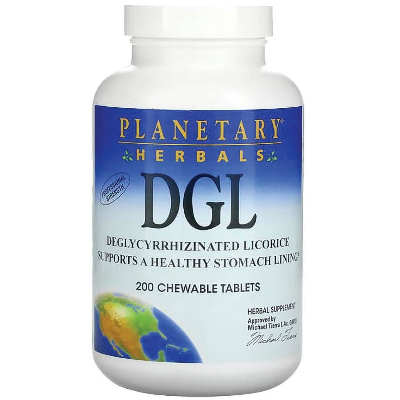 Planetary herbals dgl chewable tablets, 200 ct - Walmart.com