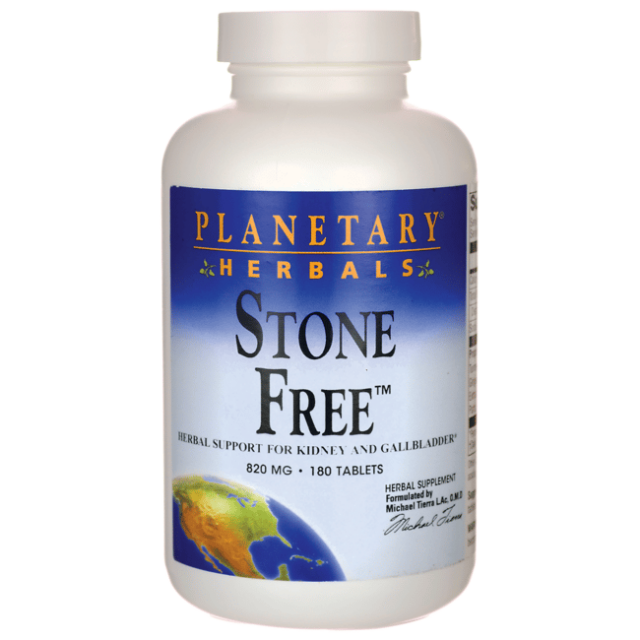 Planetary Herbals Stone Free 820mg Supplement Blend Tablets, 180 ct ...