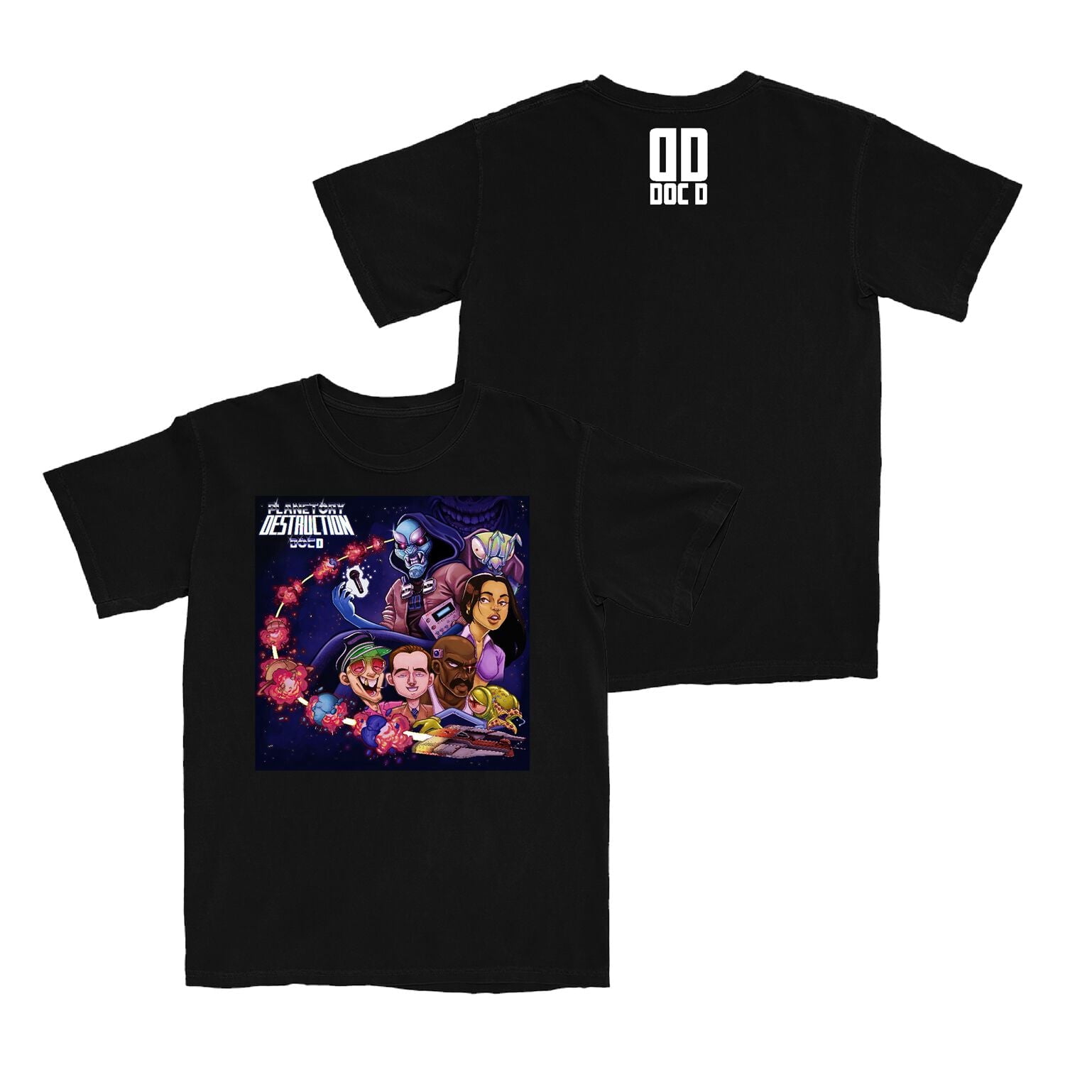 Planetory Destruction Album Cover T-Shirt - Walmart.com