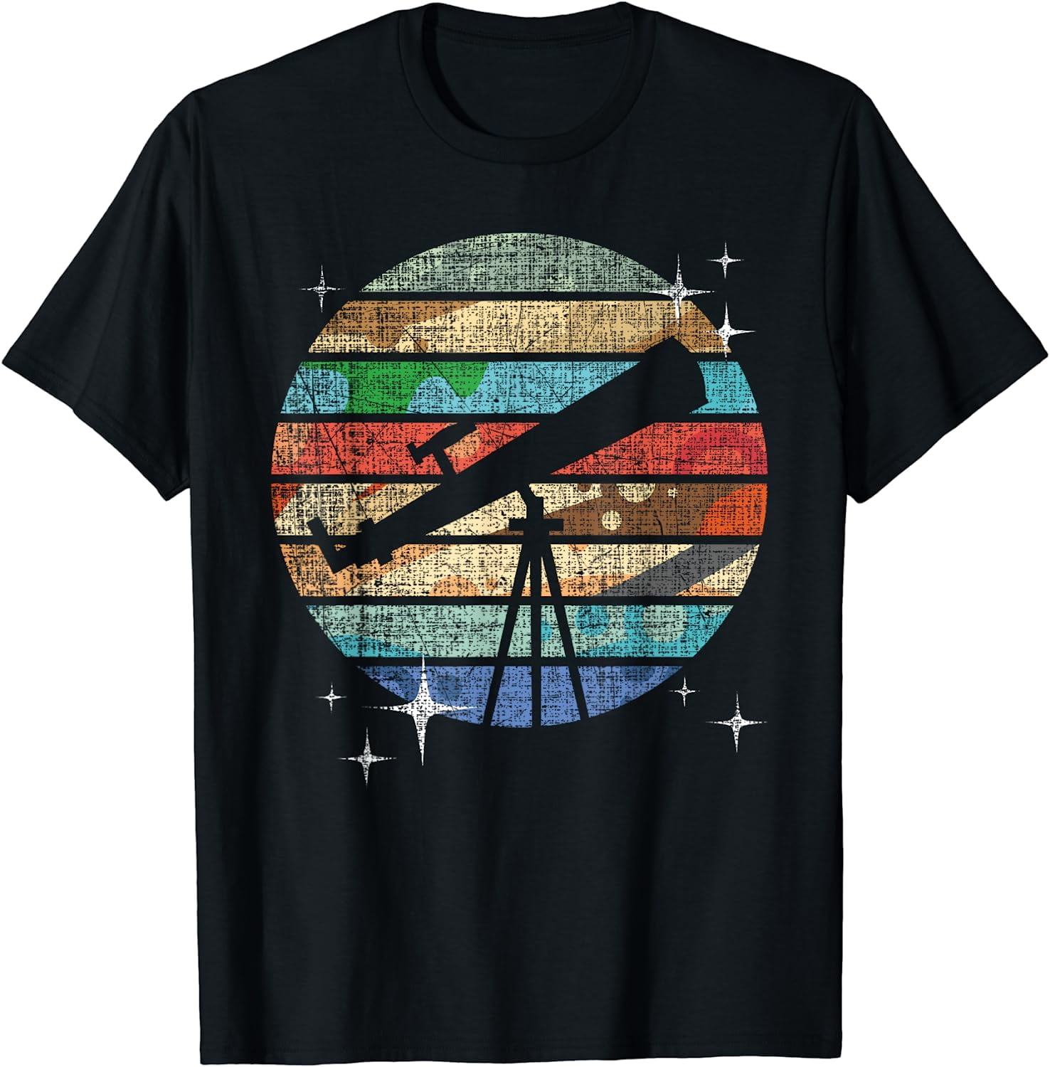 Planets Of Solar System Telescope Astronomy Science Fan T-Shirt ...
