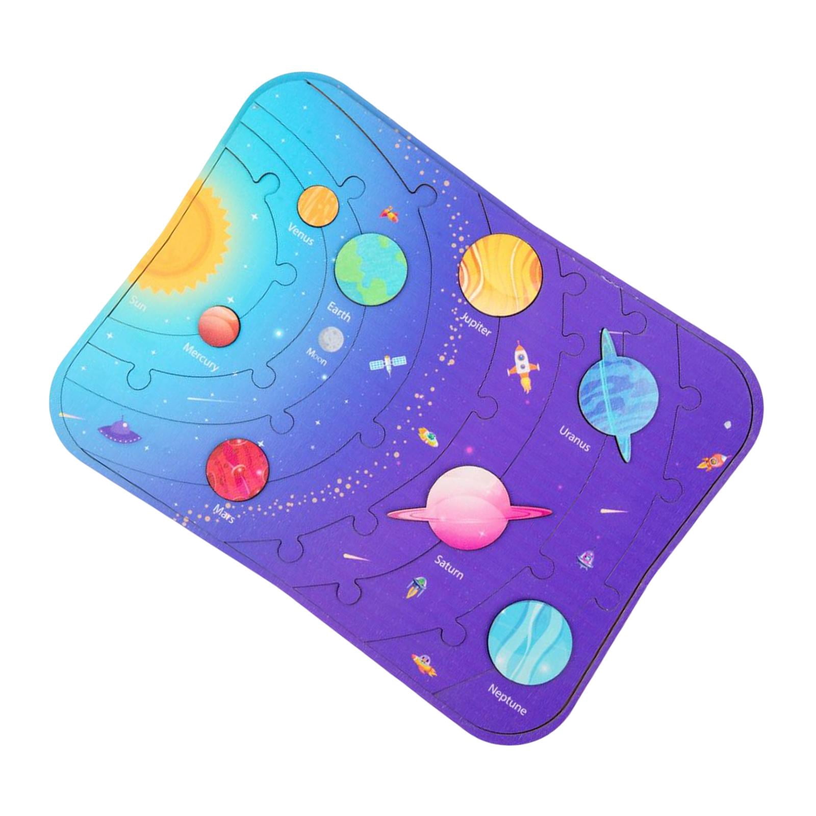 Planets Puzzle Toy Science Toy Educational Learning Toy Planet Matching ...