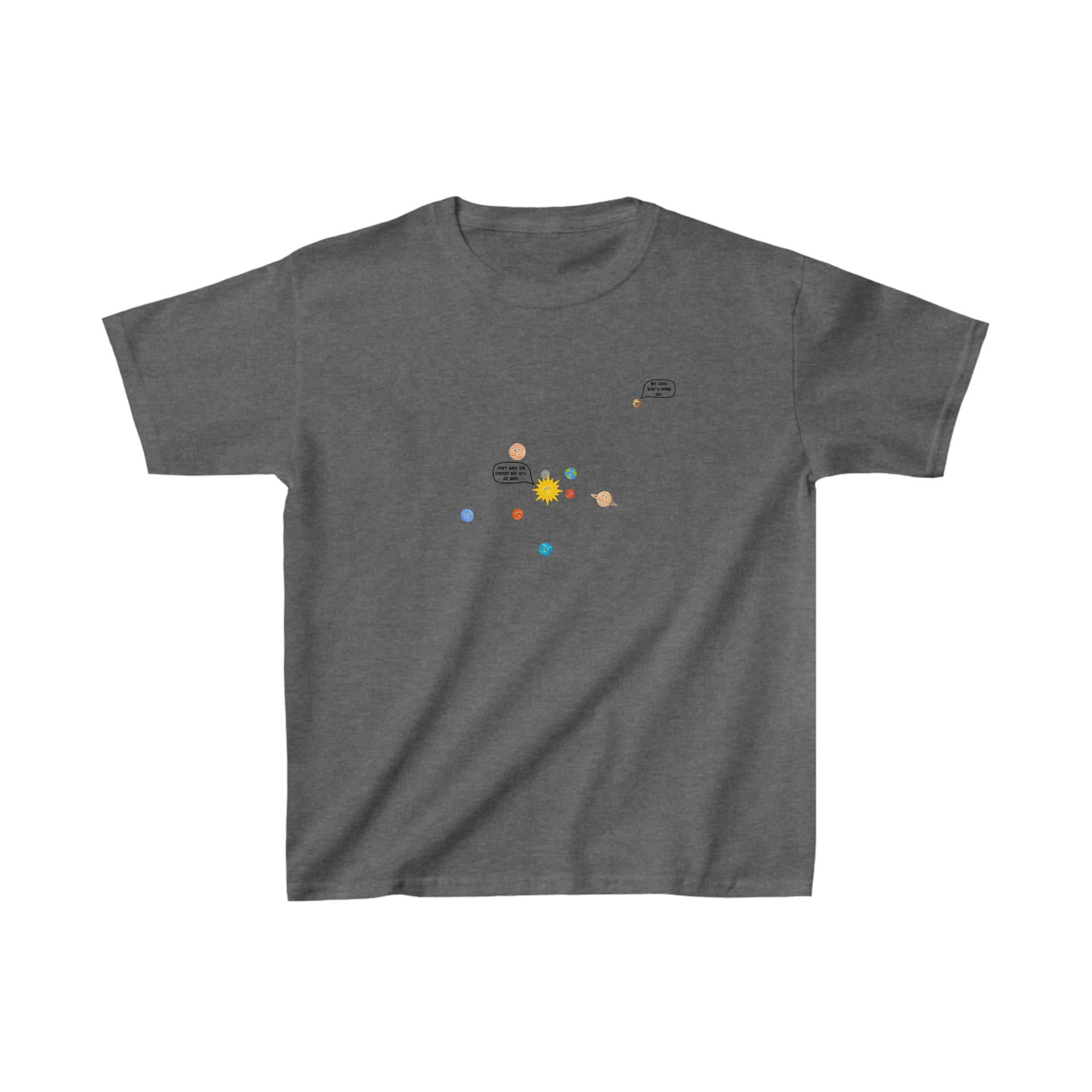 Planets, Solar System, Pluto - Kids Heavy Cotton™ Tee - Walmart.com
