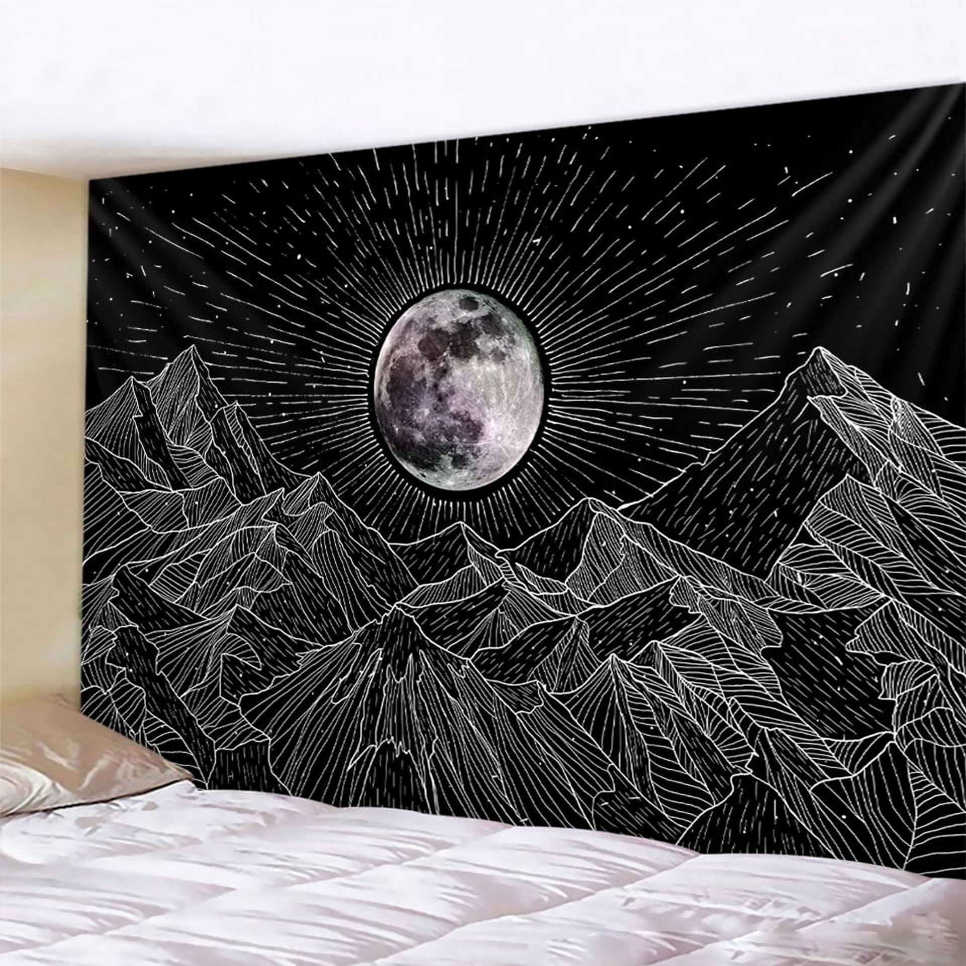 Planets Tapestry Outer Space Galaxy Universe Printed Tapestries Wall ...