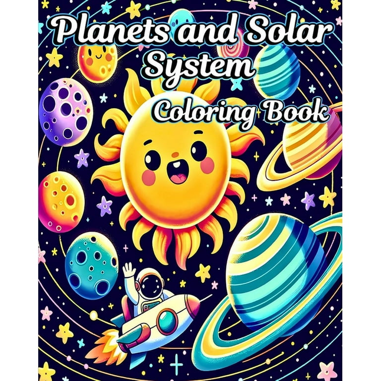 coloring book planets