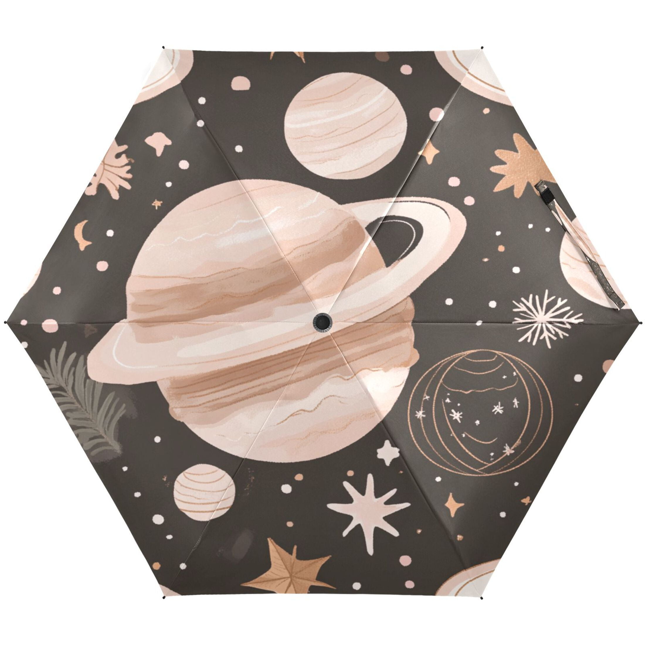 Planets and Stars Illustration Umbrellas for Sun Auto Open Close UV50 ...