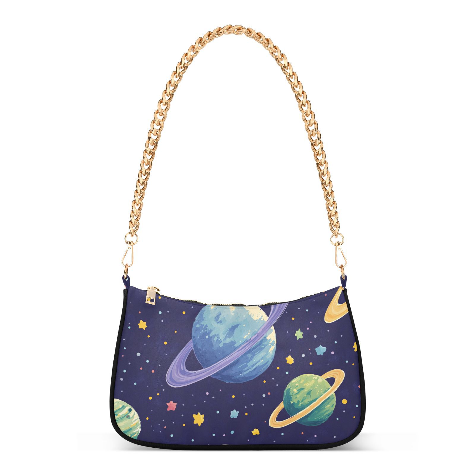 Planets in Space Women Handbags Shoulder Bag Cross Body Bag with ...