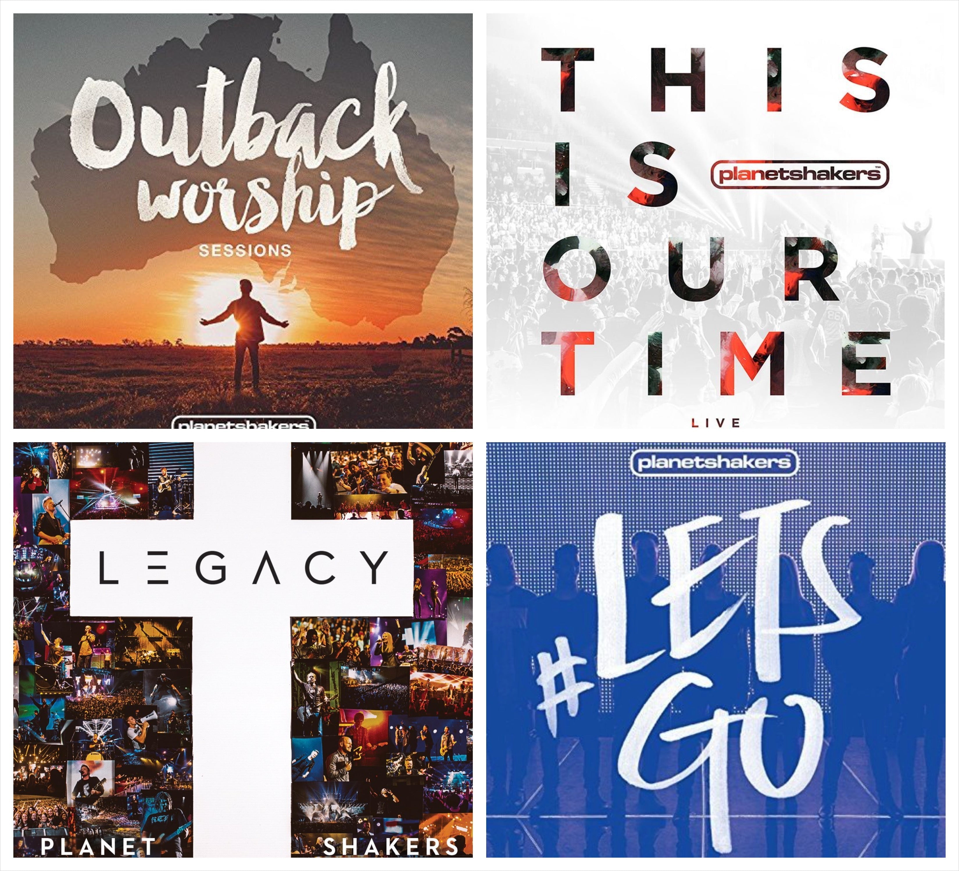 Planetshakers Outback Sessions plus more Collection Bundle Pack 4CD ...