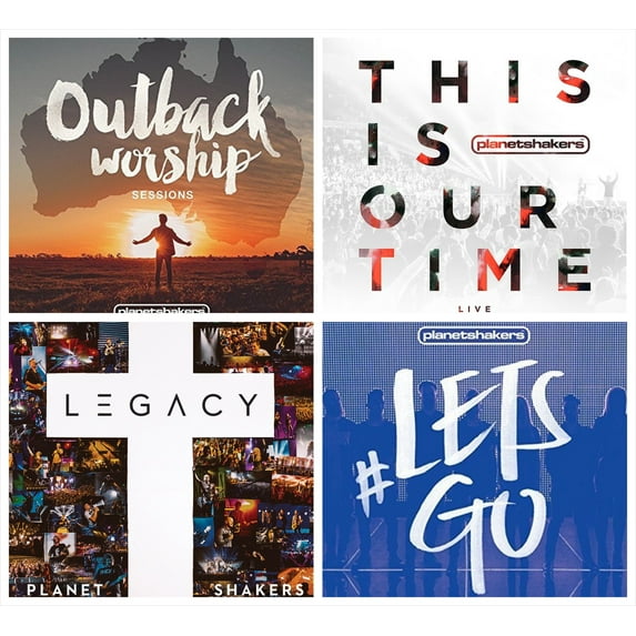 Planetshakers Outback Sessions plus more Collection Bundle Pack 4CD ...