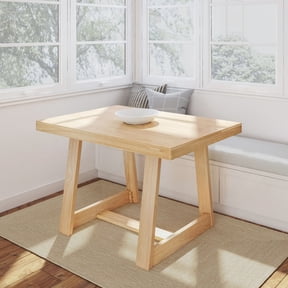 Plank+Beam 72 inch Solid Wood Farmhouse Dining Table, Long Rectangular ...