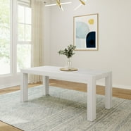 Plank+Beam 60" Modern Dining Table for 4, Solid Wood Rectangular ...