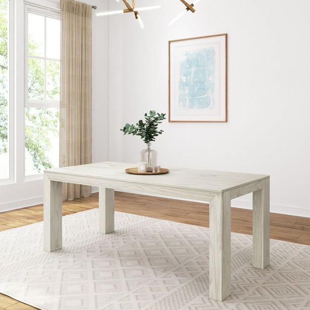 Plank+Beam 72" Dining Table, Solid Wood Kitchen Table, Rectangular ...
