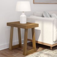 SAFAVIEH Ahab Amish White/Gold Rectangle Wood Storage End Table (20.5 ...